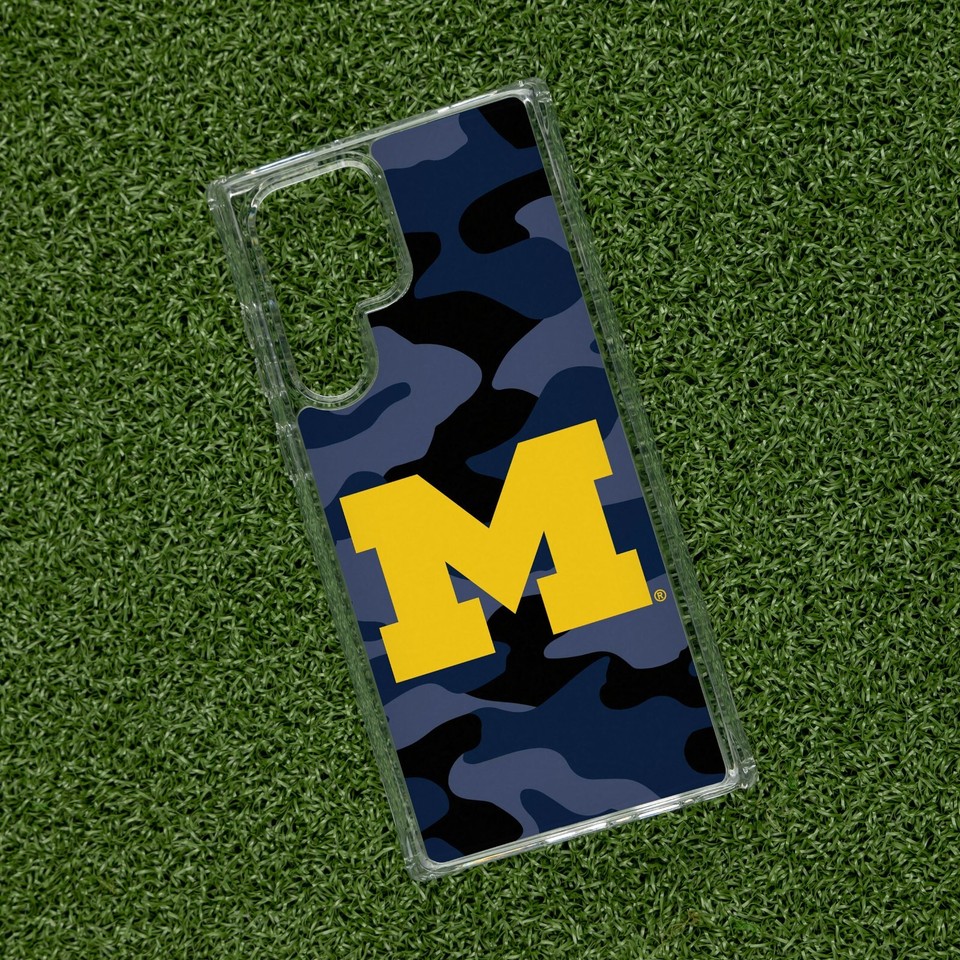 Michigan Wolverines HD Phone Case Compatible with Samsung Galaxy (Camo ...