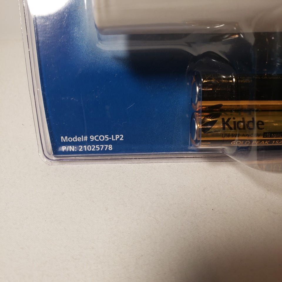 Kidde Carbon Monoxide Alarm Battery Operated CO Detector Monitor 9C05 ...