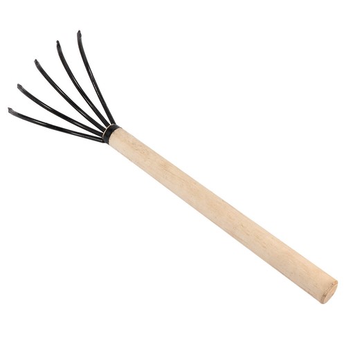 Iron Rake Gardening Tool Use Rakes Child Small Metal | eBay