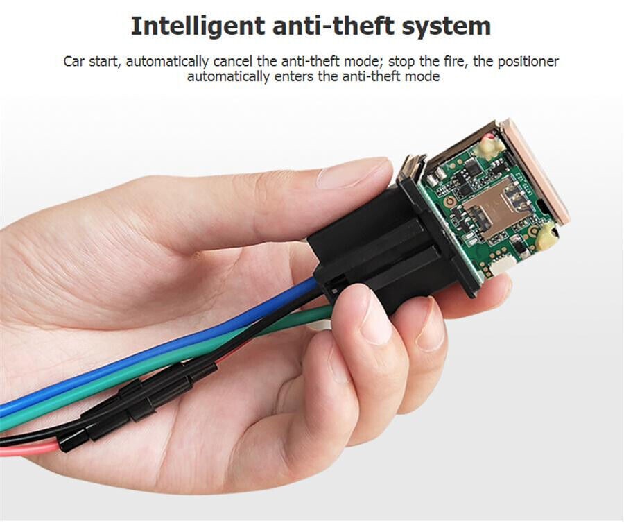 Real-time GPS Tracker GSM Locator Car Hidden Tracking Anti-theft ...