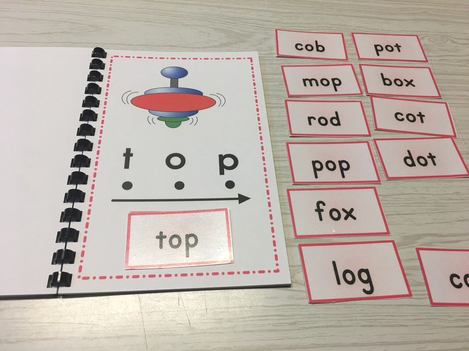 Interactive Learning Books for Children - Short “o” book - w/ 12 ...