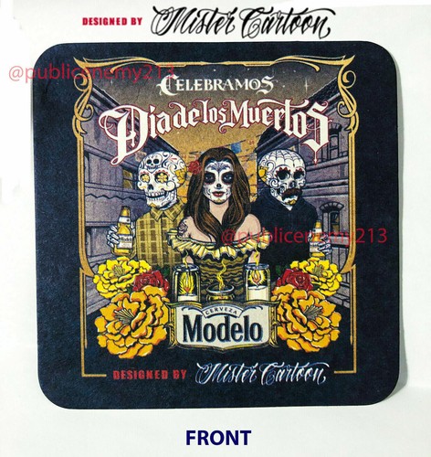 Mister Cartoon Modelo Dia de los Muertos Coaster Lowrider Chicano Art ...