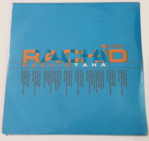 RACHID TAHA 2 TITRES CD SINGLE (NEUF/(SEALED) YA RAYAH | eBay