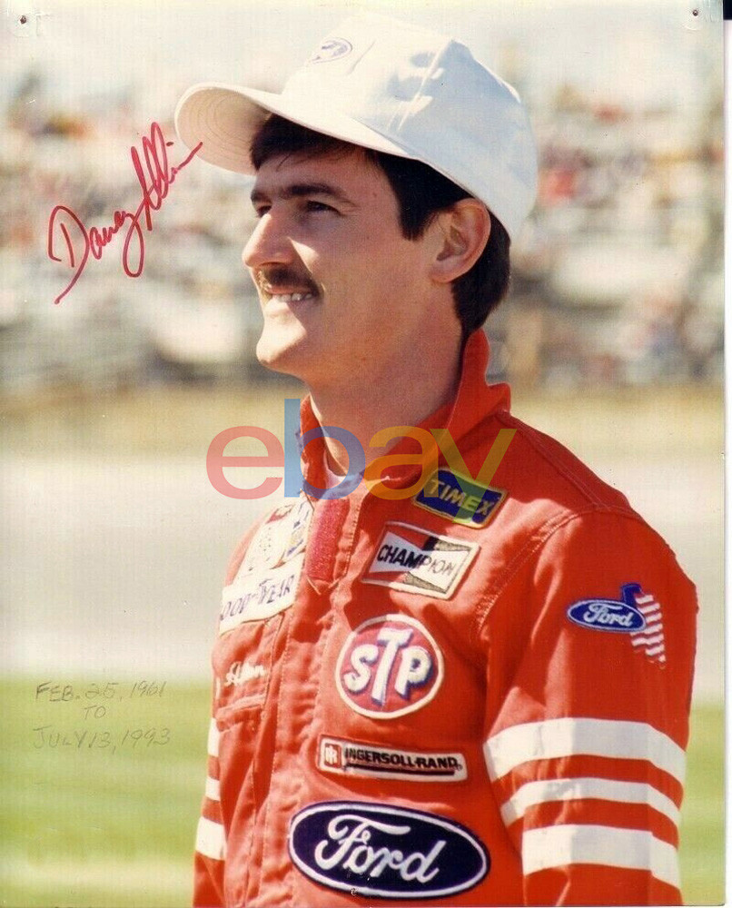 DAVEY ALLISON (D.1993) NASCAR HOF'ER AUTOGRAPHED 8X10 reprintt | eBay
