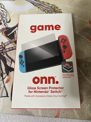 Game Onn Glass Screen Protector For Nintendo Switch (Brand New & Sealed ...