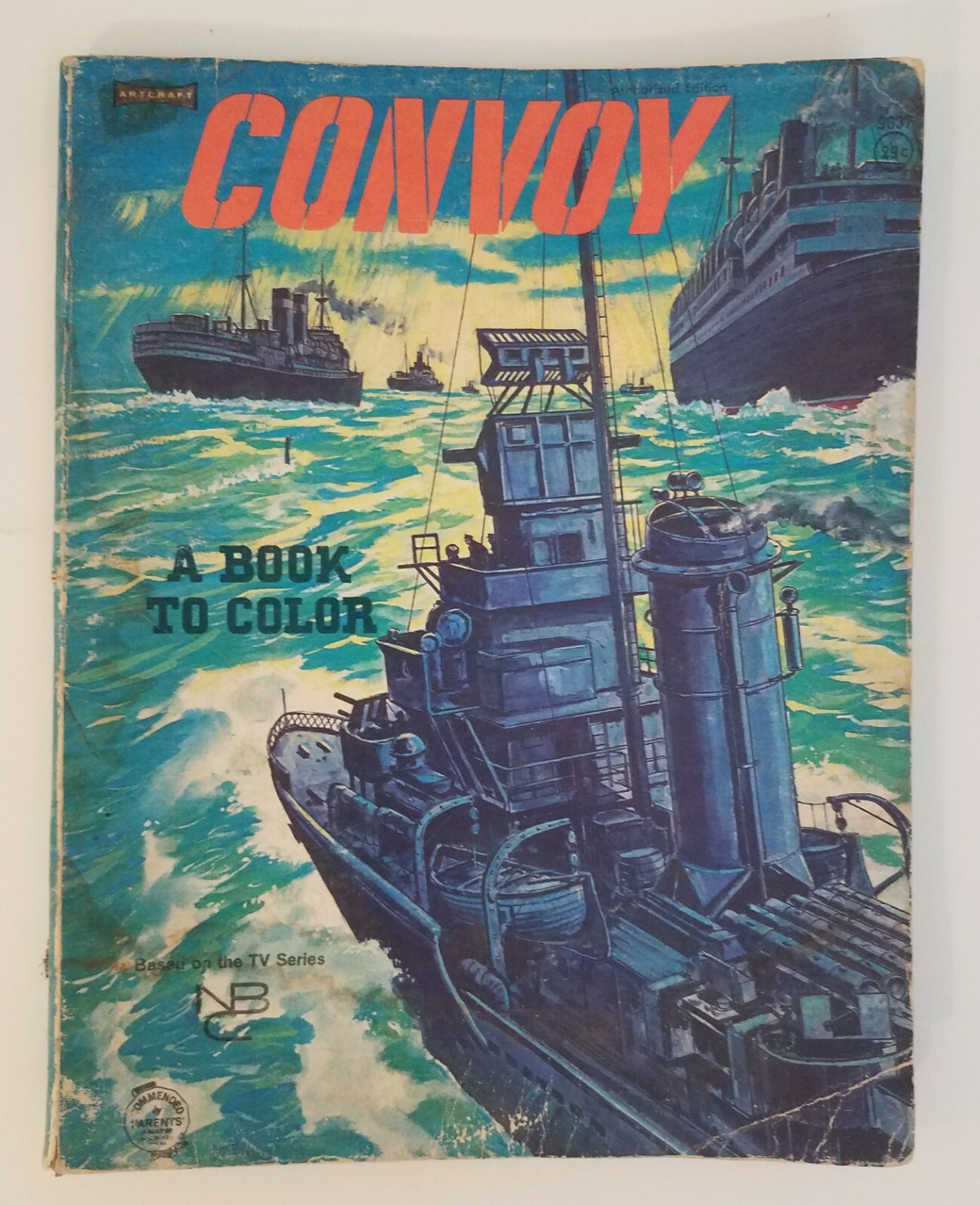 Vintage Convoy TV Series Coloring Book John Gavin Linden Chiles John ...