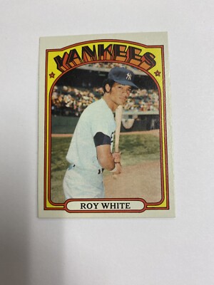 1972 Topps Baseball Roy White New York Yankees Card #340 | eBay