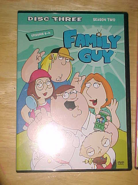 Family Guy Volume 1 Season 1 & 2 (DVD, 2003 4-Disc Set) Bonus Features ...