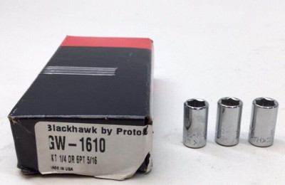 Sockets & Socket Sets - Proto Blackhawk