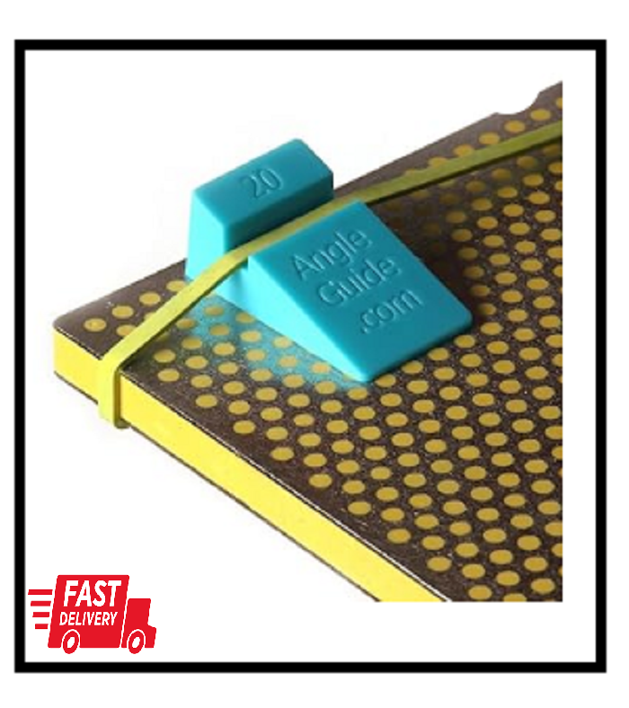 New Angle Guides 10 to 20 degrees for Sharpening Knives on Stone, Blue ...