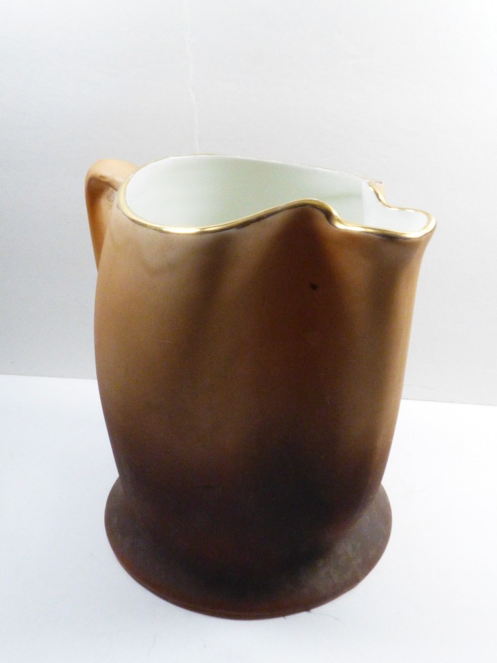 Antique VTG Warwick Ioga Red Cup Monk Cardinal Pitcher M36 handpainted ...