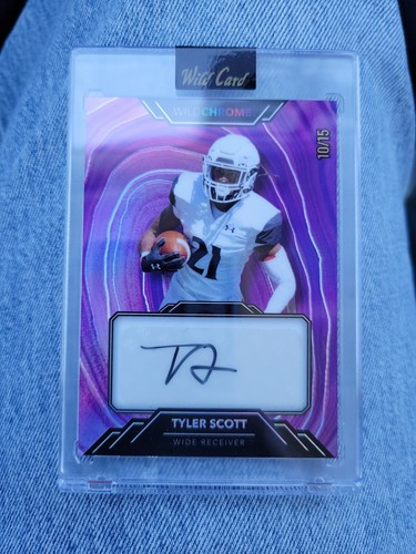 Tyler Scott Wild Card Wild Chrome Auto 10/15 | eBay