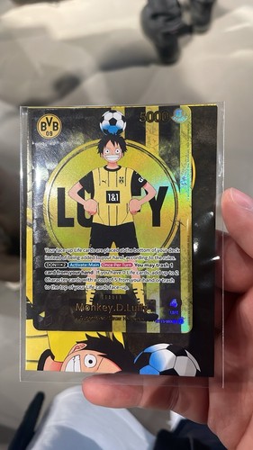 One Piece x BVB Monkey D. Luffy Ruffy Promo Card ST13-003 | eBay