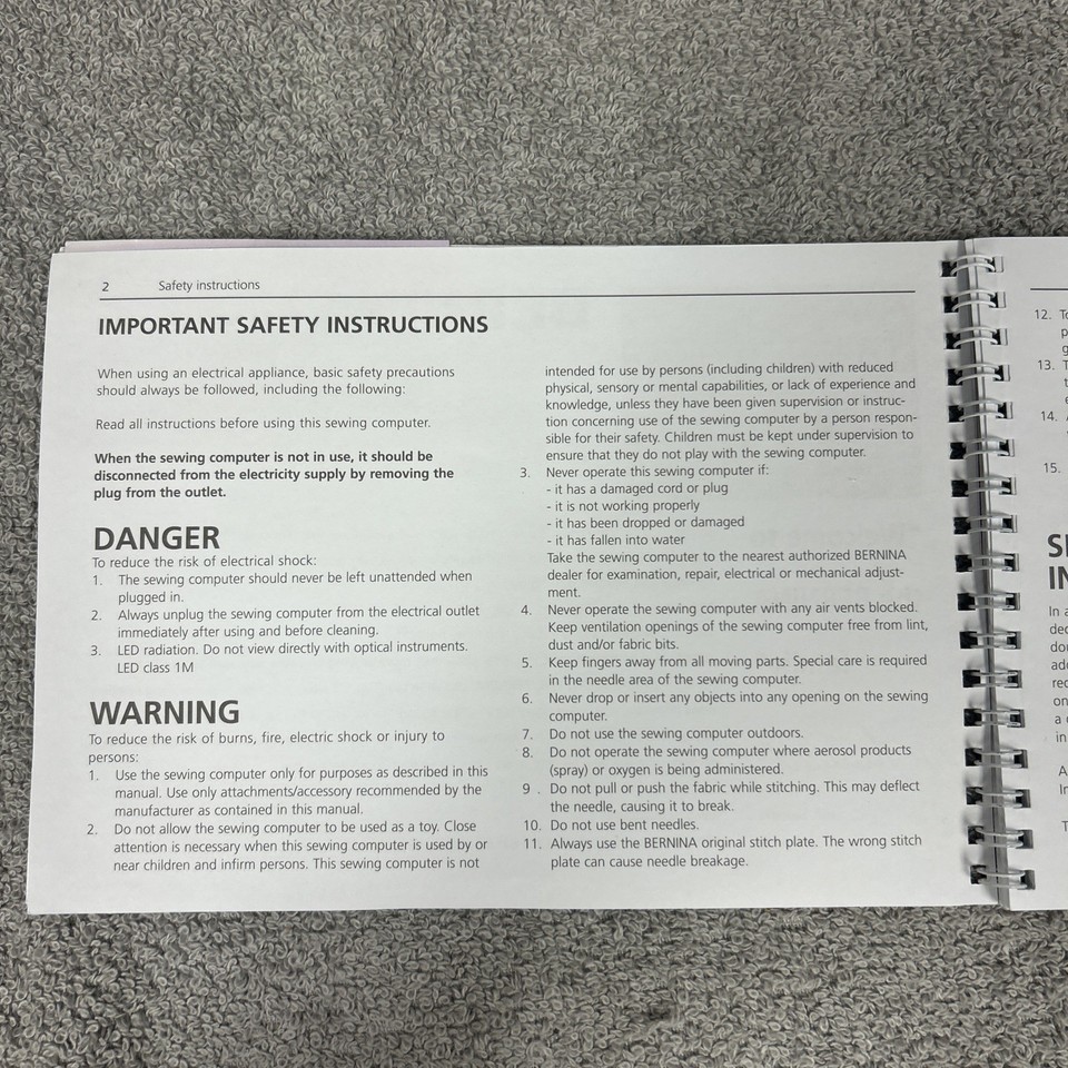 BERNINA B215 Simply Red Sewing Machine - Great Used Condition | eBay