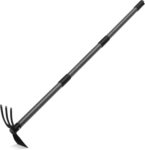 Cultivator Hoe Garden Tool 45 inch Stainless Steel Long Handle Heavy ...