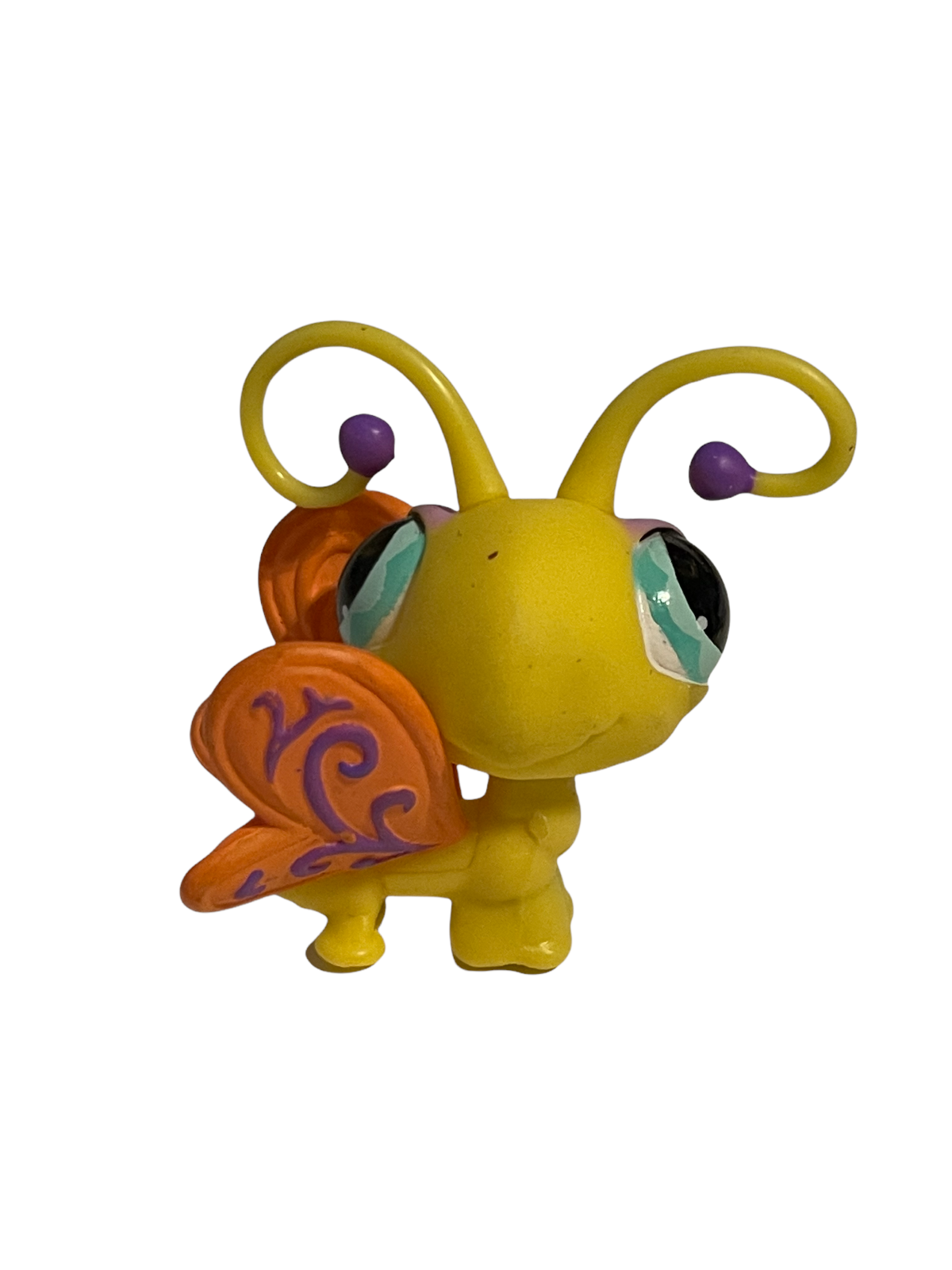 Littlest Pet Shop #497 Yellow Butterfly Orange Wings Authentic LPS | eBay