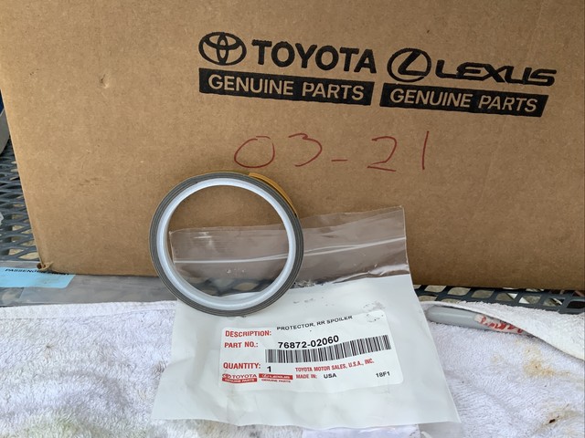 Genuine Toyota Rear Spoiler Protector 76872-02060 for sale online | eBay