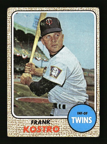 1968 TOPPS BASEBALL Baseball Frank Kostro #44 | eBay