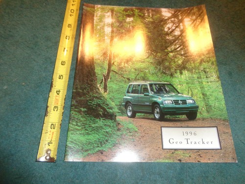 1996 GEO TRACKER SALES BROCHURE / ORIGINAL DEALER CATALOG | eBay