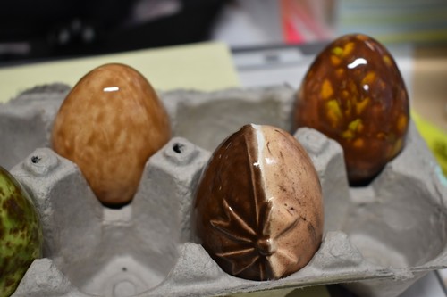 6 Easter Eggs - 4 decorated & 2 plain; Easter; - Ready to Paint ...