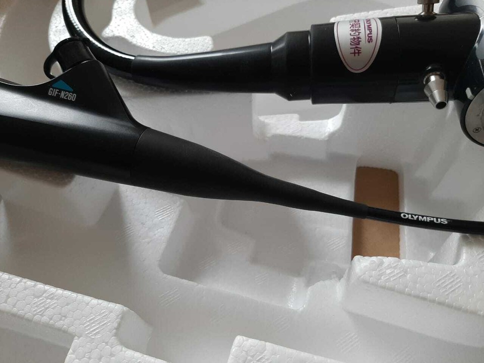 OLYMPUS ENDOSCOPE SLIM GASTROSCOPE GIF-N260 WITH CASE | eBay