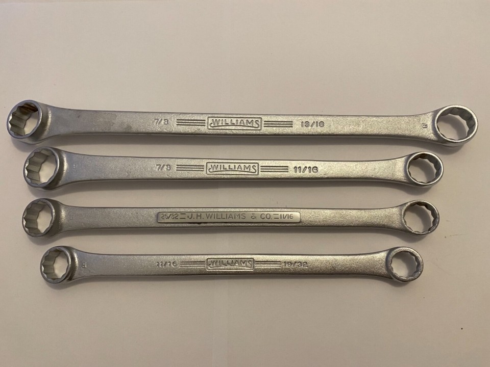 WILLIAMS (4 PCS.) DOUBLE END “SUPERRENCH” BOX WRENCHES - USA - NEW ...