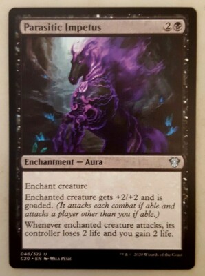 1x Parasitic Impetus Commander 2020 Ikoria MTG Magic the Gathering NM ...