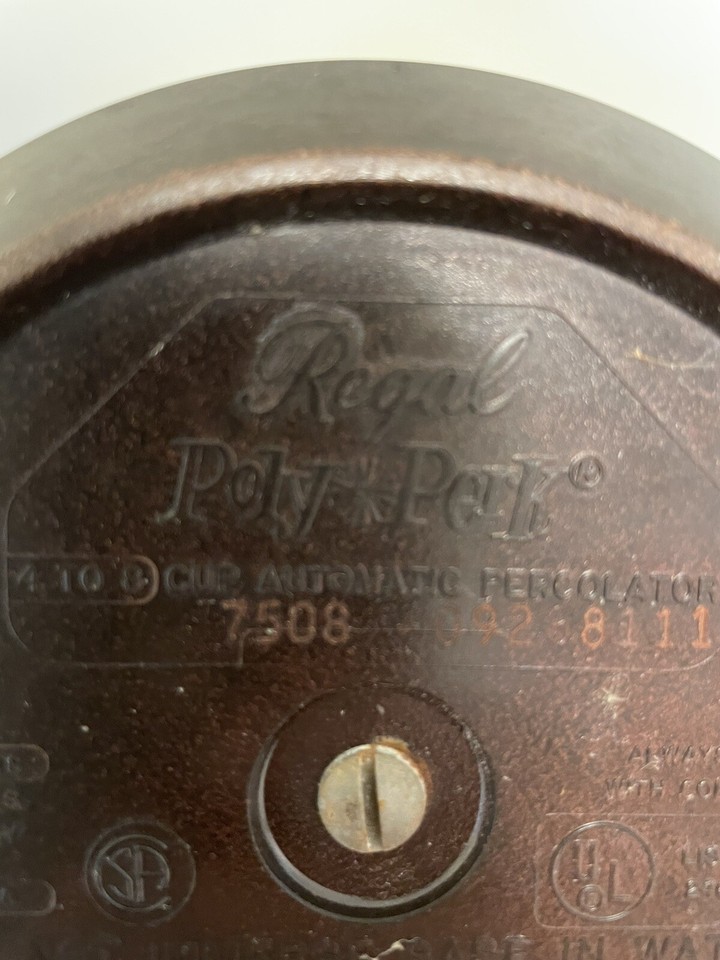 Vintage Regal Poly Perk Daisy Wisconsin Tested Working | eBay