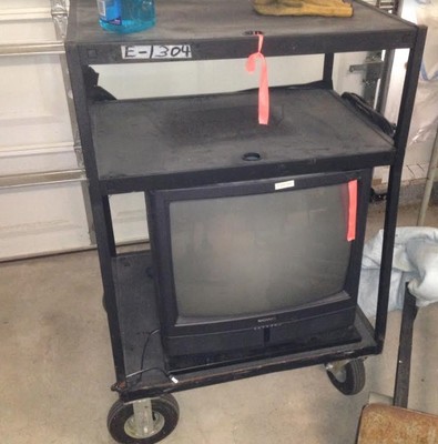Garage TV Cart on Wheels, Wheeled Utility Cart | eBay