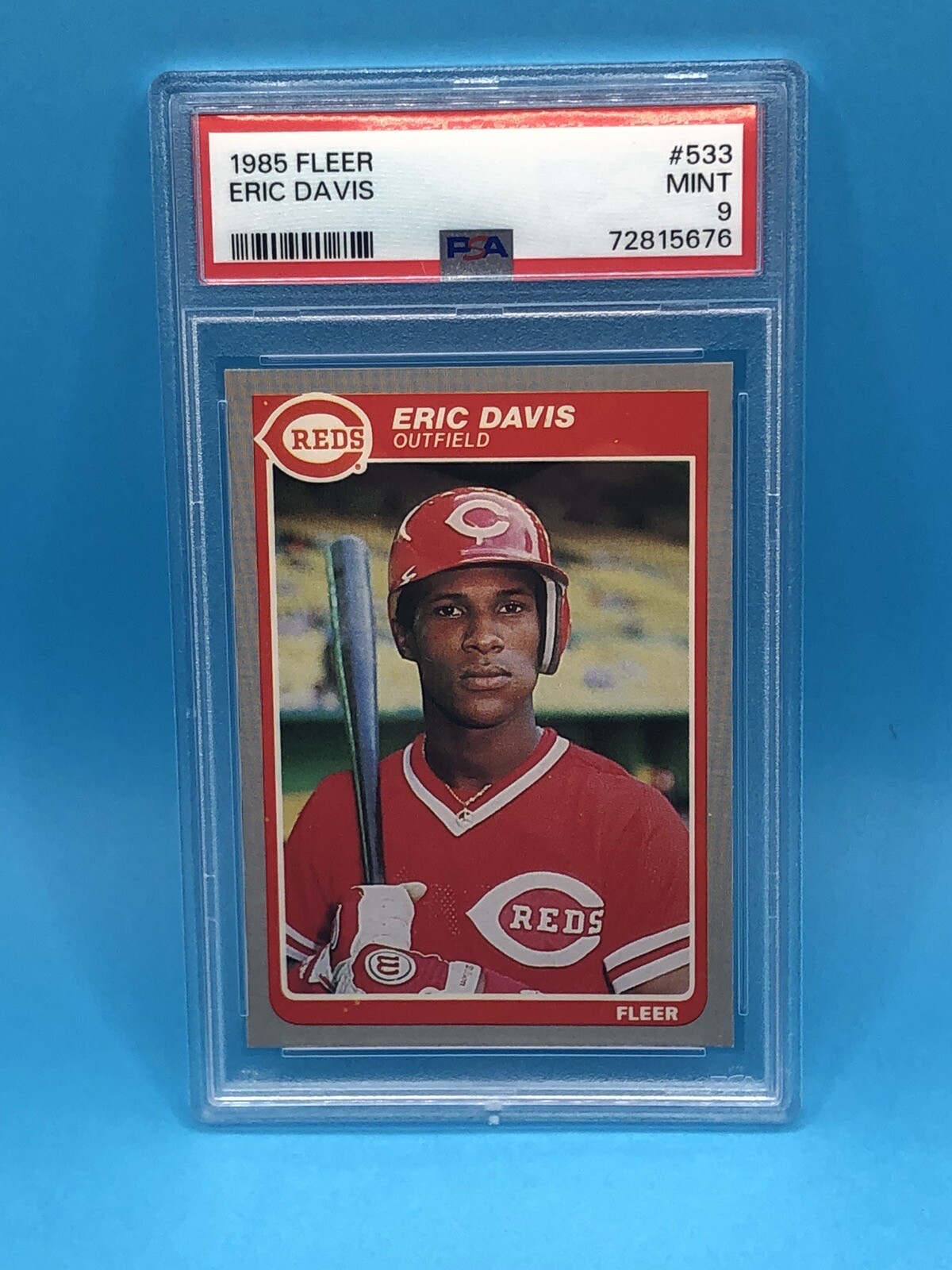 1985+Fleer+-+%23533+Eric+Davis+%28RC%29 for sale online | eBay