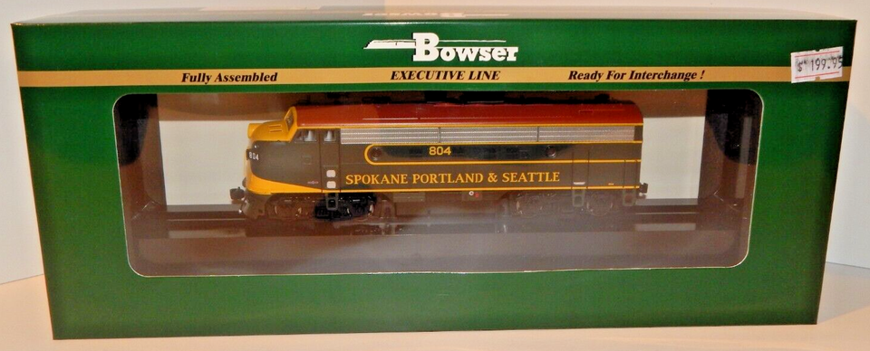 Bowser Executive HO #24582 SP&S EMD F7A DCC-Ready RTR #804 Hour Glass ...