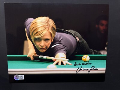Allison Fisher autographed signed sexy pool billiards 8x10 photo ...