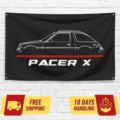 For AMC Pacer X Car Enthusiast 3x5 ft Flag Birthday Gift Banner | eBay