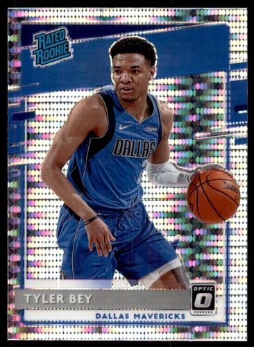 Tyler Bey 2020-21 Donruss Optic Rookie Silver Pulsar Prizm Card Rated ...
