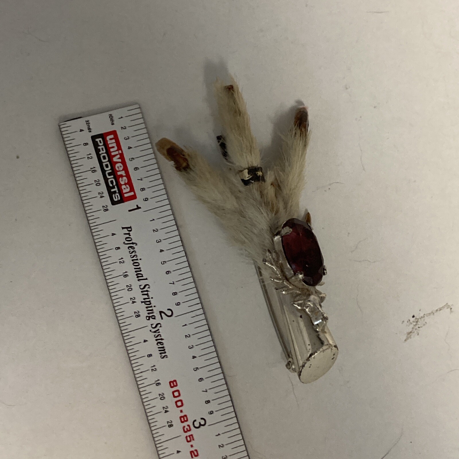 Grouse Foot Claw Lucky Charm Pin Sterling Silver Scot… - Gem