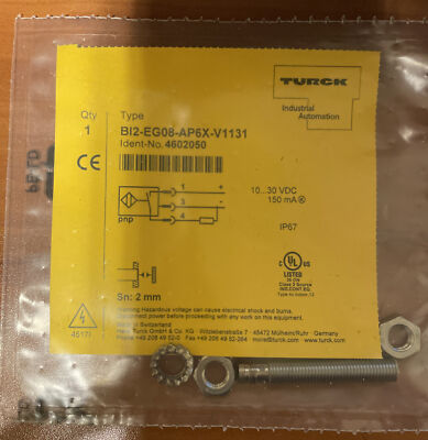 for Turck BI2-EG08-AP6X-V1131 Inductive Sensor 4602050 NEW | eBay