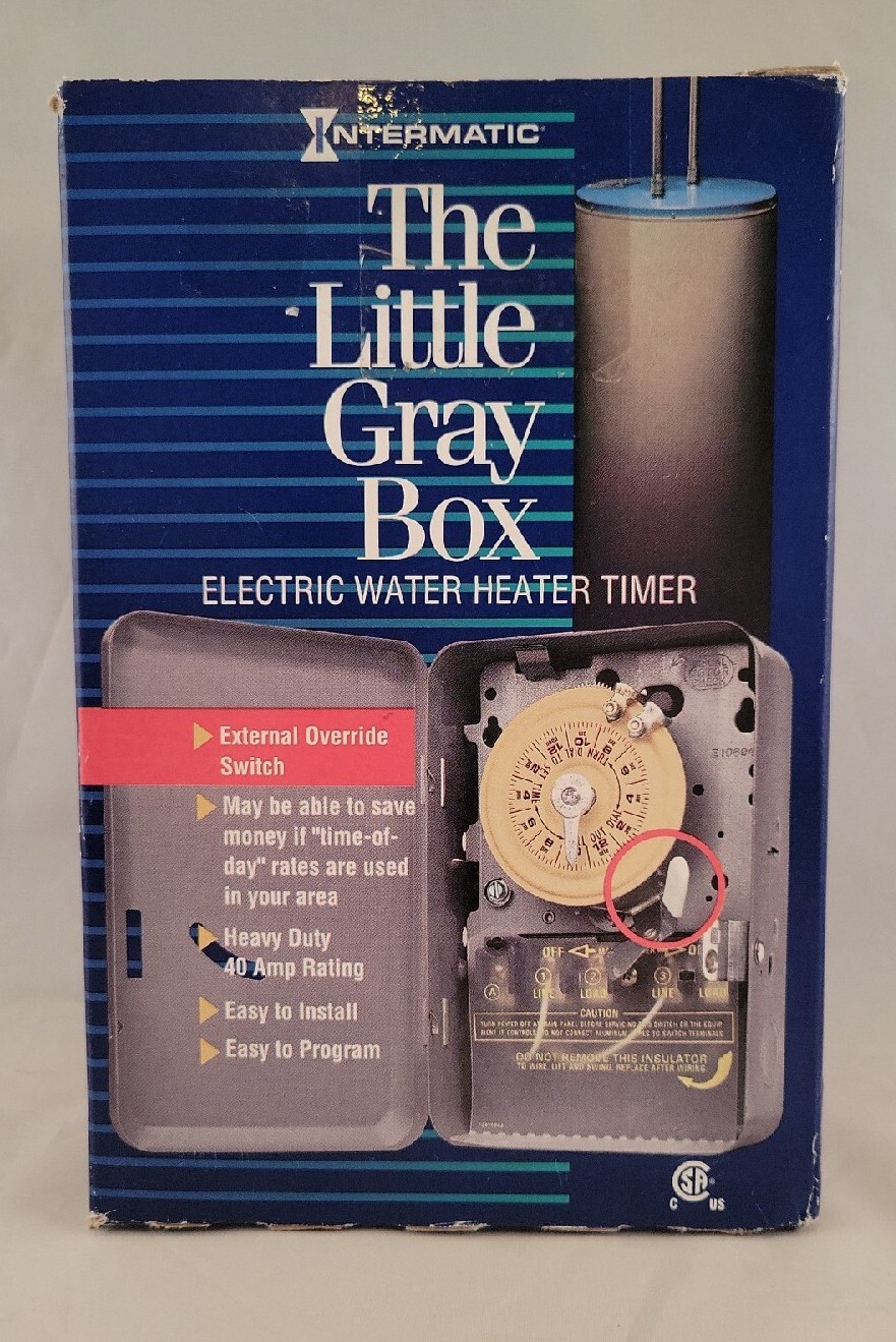 Intermatic WH40 Electric Water Heater Timer - Gray for sale online | eBay