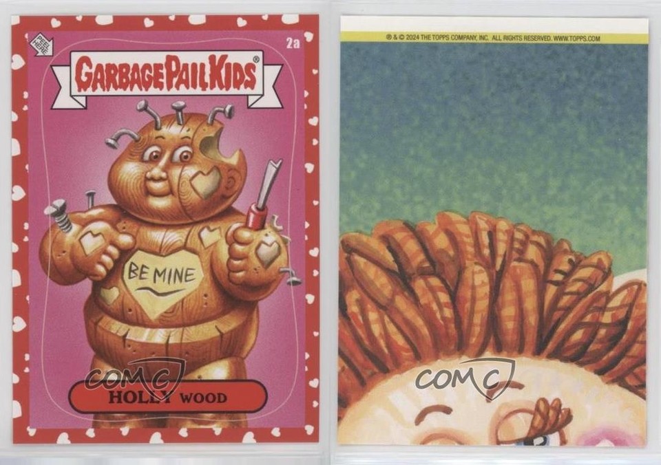 2024 Topps Garbage Pail Kids: Putrid Poetry Red Hearts Holly Wood #2a ...