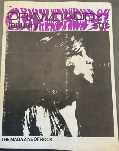 Crawdaddy Magazine #12 January 1968 The Doors Jim Morrison Cover | eBay