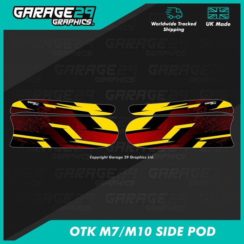 FULL SIZE M10 KART SIDE PODS STICKER KIT - MATRIX - COLOUR 5 ...
