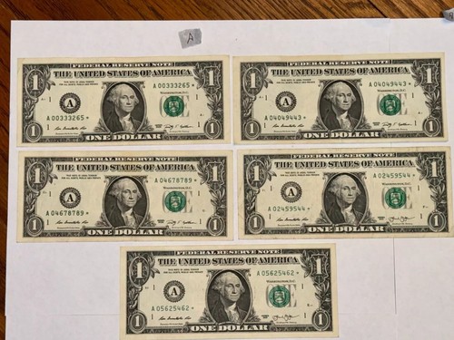 47 Various dates and series $1 Dollar Star * Notes Error Notes | eBay