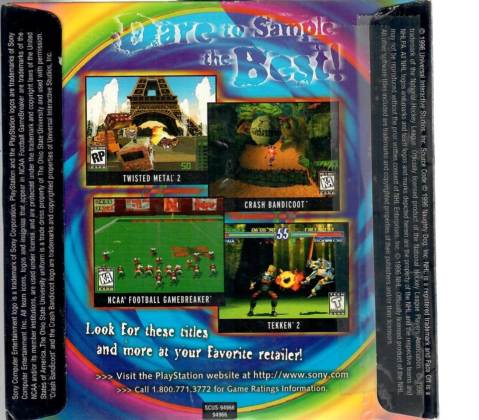 Interactive Cd - Sampler Pack Vol - 3 [CD-ROM]Twisted Metal 2,tekken 2 ...