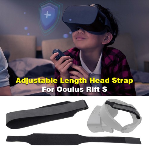 Headband Black VR Headset Accessories Magic Sticker Head Strap for ...