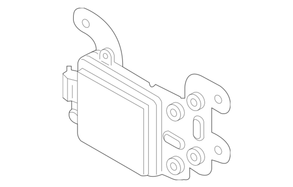 OEM 99110-M6500 UNIT ASSY-FRONT RADAR Ups for Kia Forte 2022~2023 ...
