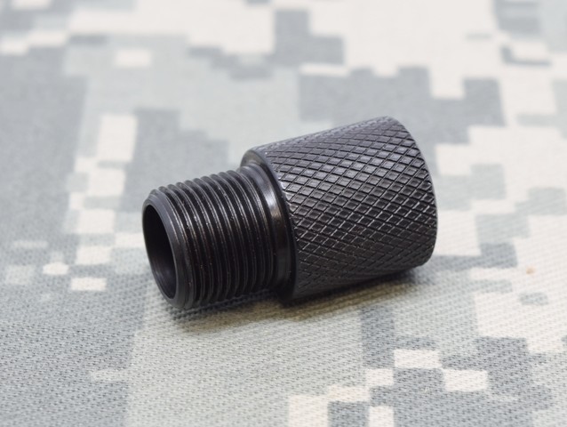 Thread Adapter 13.5x1 to 1/2x28 Glock 9MM, Walther PPQ, HK USP/P30 Made ...