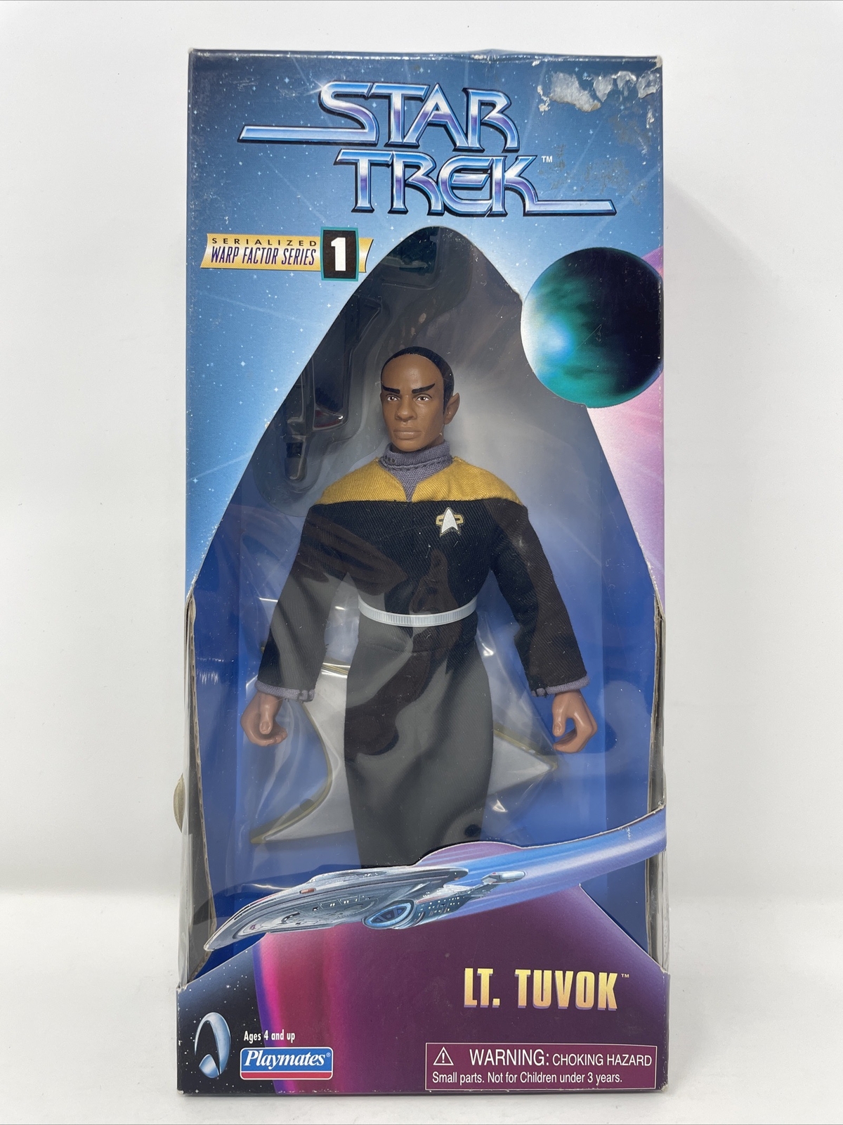 Star Trek Voyager Lt. Tuvok 9" Action Figure Warp Factor Series 1 ...