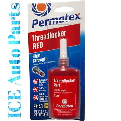 Permatex 27140 High Strength RED Threadlocker 36 ml 3-DAY SALE!! | eBay
