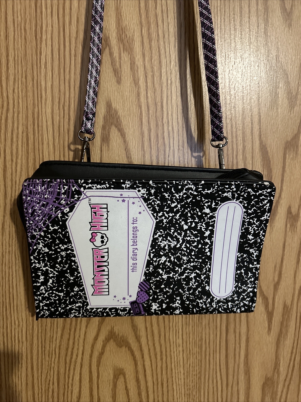 Monster High Diary School Book Crossbody Bag Purse Sp… - Gem
