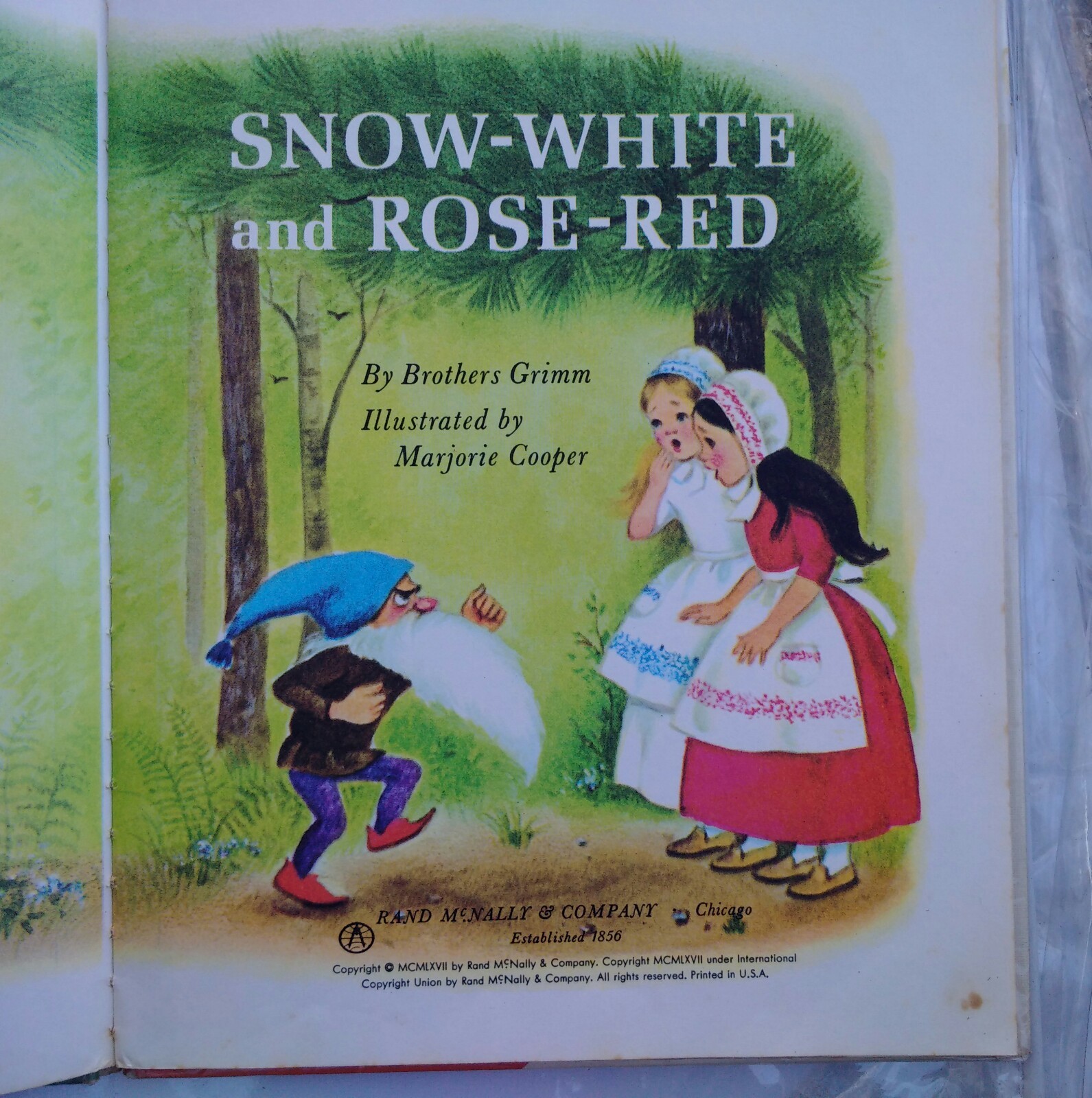 VINTAGE BOOK Snow White and Rose Red Elf Book BIG Edition ' | eBay
