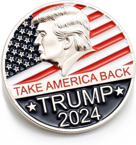 2024 Pin - Trump for President 2024 Enamel Lapel Pin - Take America ...